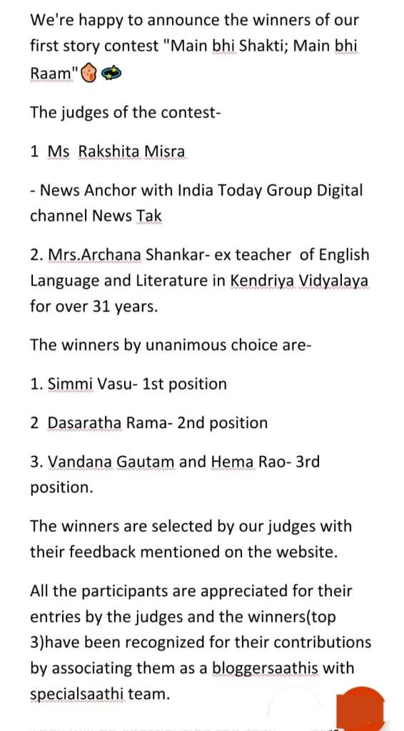 Autism Awareness and Help - Stroy Writing Competition Results